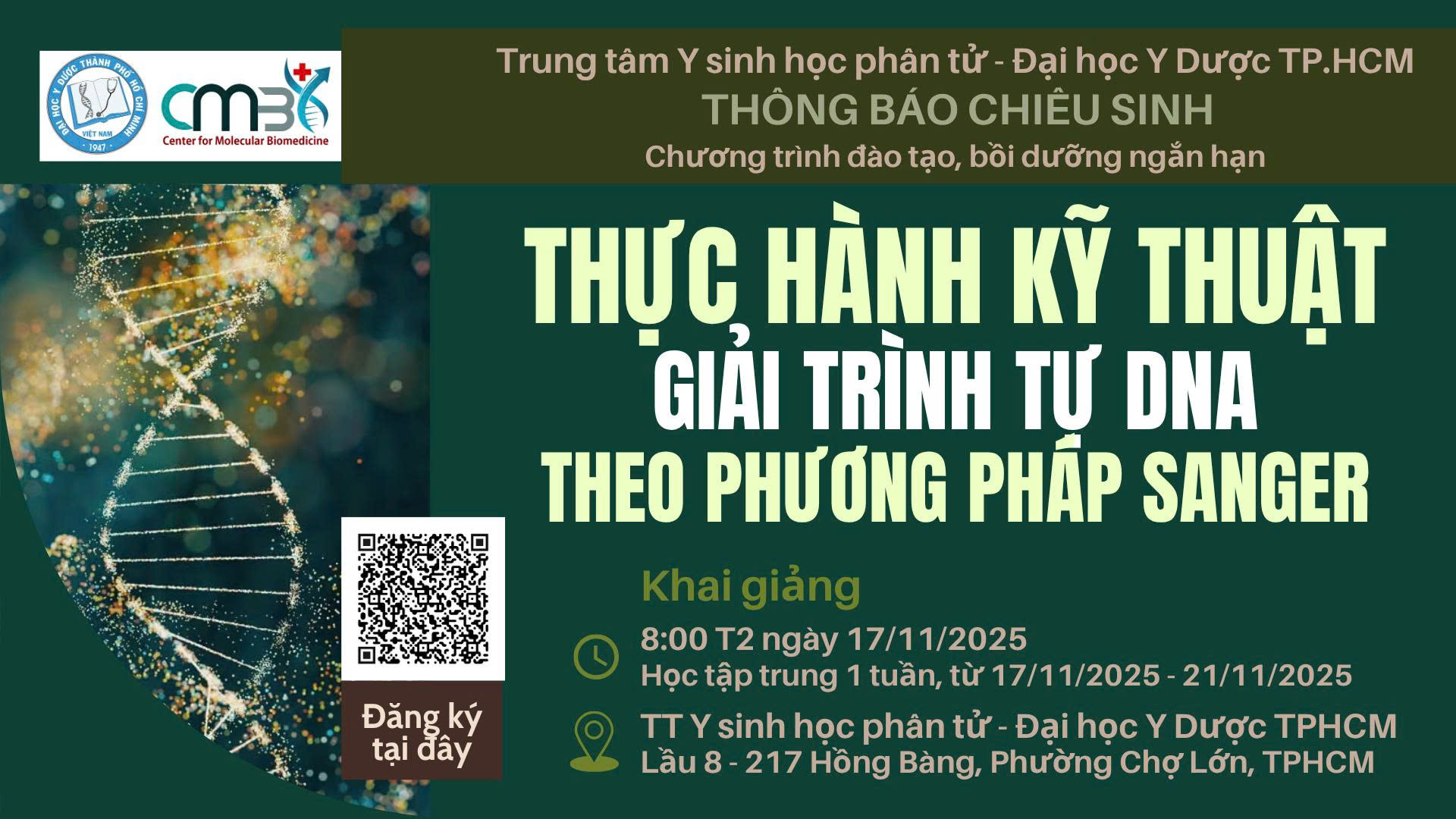THÔNG BÁO CHIÊU SINH CHƯƠNG TRÌNH ĐÀO TẠO, BỒI DƯỠNG NGẮN HẠN “THỰC ...